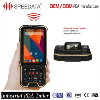 China Código de barras quad-core Scannner del PDA de 1.3GHz Android con el lector de NFC RFID en venta