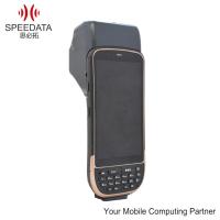 China Bluetooth Industrial PDA Android Barcode Scanner 5.0 Inch With Printer for sale
