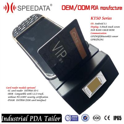 Cina LCD a 5,0 pollici del lettore HD IPS dell'analizzatore dell'impronta digitale di Wifi USB Bluetooth in vendita
