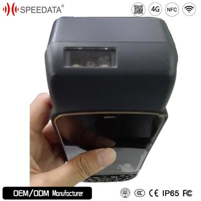 China 1D / 2D Handbediende Eind de Vierlingkern 1.3GHz van Android van de Streepjescodescanner Te koop