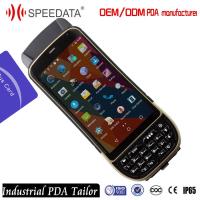 China Quad Core Bluetooth Handheld RFID Reader PDA 13.56MHz HF RFID Reader for sale