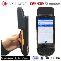 China Quad Core Bluetooth Handheld RFID Reader PDA 13.56MHz HF RFID Reader for sale