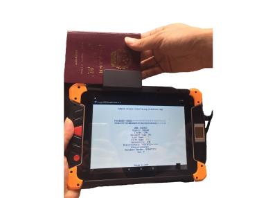 Cina PC industriale irregolare della compressa di PDA Android 4G Bluetooth con il lettore biometrico del passaporto in vendita