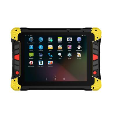 中国 8.0インチのBluetooth Wifiの人間の特徴をもつ険しいタブレットのバーコードの走査器装置第2走査器 販売のため