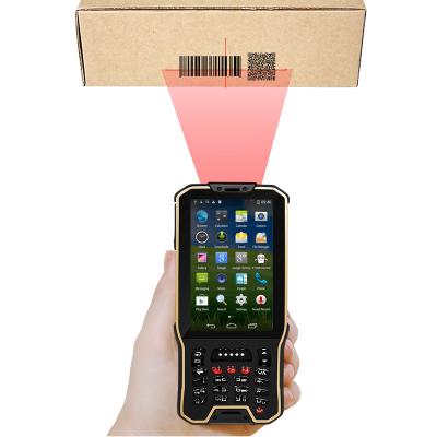 China Mini terminal industrial de los datos del PDA de la PDA del teléfono de Android del escáner del código de barras para la logística en venta