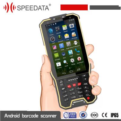 China Lector de tarjetas de NFC RFID del laser Smartphone del escáner 1D 2.o del código de barras del teléfono celular de la logística de Android en venta