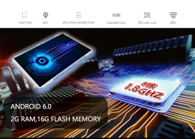 China Tableta industrial IP67 del OS Wifi Bluetooth Android con el lector de tarjetas de NFC de la huella dactilar en venta