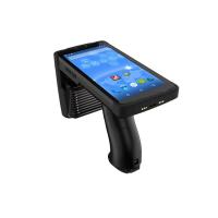 China Handheld UHF RFID Reader With Big Touchscreen And Keypad For Long Range WIFI Bluetooth Connected for sale