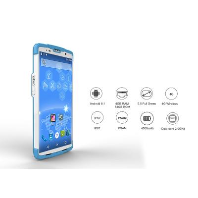 China Pda 5,5 Daten-Kollektor 4500mAh Zoll Gps Nfc Android für ärztliche Behandlung zu verkaufen