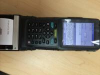 China OEM 1D 2D RFID Reader Handheld Barcode Printer with 3.5 inch Touch Display for sale