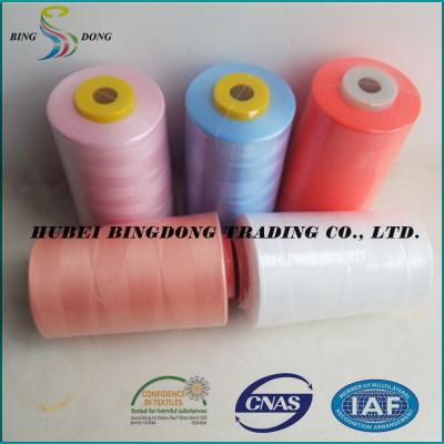 China Dyed Polyester Sewing Thread  5000m/cone 20S/2  100% Polyester spun yarn Material  polyester sewing thread  Product for sale