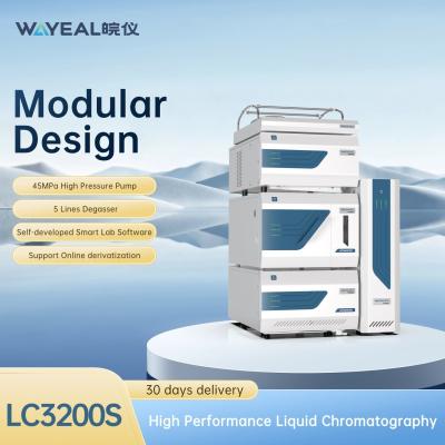 China Wayeal HPLC Liquid Chromatography With Quartnary Pump UV Detector for sale