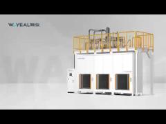 Système de détecteur de fuite de gaz d'hélium de chambre d'essai de vide dans l'industrie de l'électricité