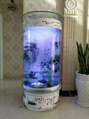 China semi-circle aquarium, fish tank, custom made according to your sizes, factory price and excellent service for sale