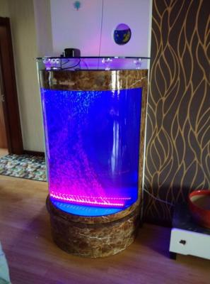 China semi-circle aquarium, fish tank, custom made according to your sizes, factory price and excellent service for sale