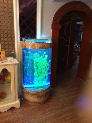 China semi-circle aquarium, fish tank, custom made according to your sizes, factory price and excellent service for sale