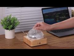 Solid Wood Glass Aroma Diffuser