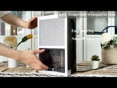 2.4 L Intelligent Portable Dehumidifier With Drain Hose▕ DN-610