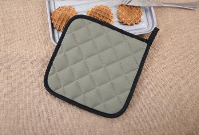 Cina cucina 2pcs/Set che cucina il supporto di Oven Mitt Heat Resistant Pot del cotone in vendita