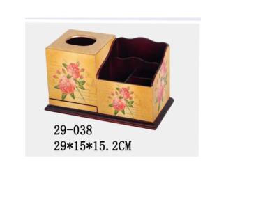 China 2014 Newest Wooden Tissue Box  fashion wood 129-038,29*15*15.2cm for sale