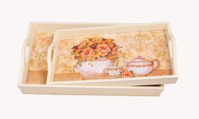 China factory supply Wood tray for food and serving fashion wood 122-026S,45.5*30*7.5cm for sale