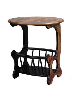 China new style Wooden magazine rack  magazine stand stable holder wood 124-167,56.7*39.6*57cm for sale