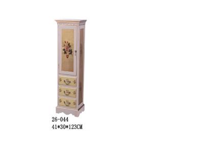 China 2014 antique wooden cabinet design for living room 126-044,41*30*123cm for sale