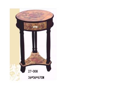 China table and chair/circle pergola telephone table flower or telephone desk 127-008/36*36*67cm for sale