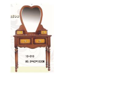 China Professional wooden make up case with mirror dresser table110-010,80.5*42*152cm for sale