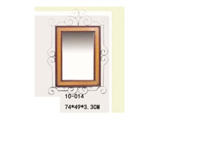 China wooden Make up Mirror wall mounted make up light mirror  110-014,74*49*3.3cm for sale