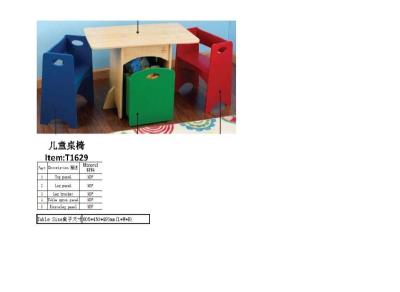 China wooden Kid's product/toys/wooden Kid's table  Children's tables chairT1629/80.5*45*49.5cm for sale