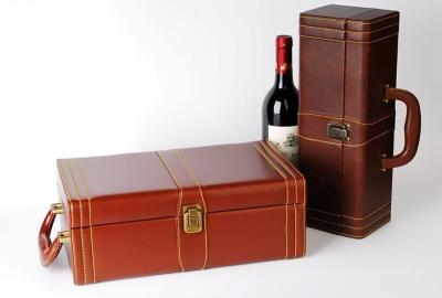 China Wholesale OEM lacquer craft oriental antique wood box gift for red wine  CH-W00230*15*9cm for sale