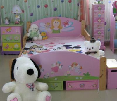 China Superway Hot Sale Preschool Wooden Furniture Single Children Bed High Quali for boyYT10006 for sale