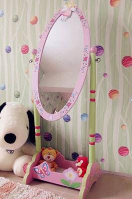 China Superway new style Wooden children butterfly table dressing mirror for sale