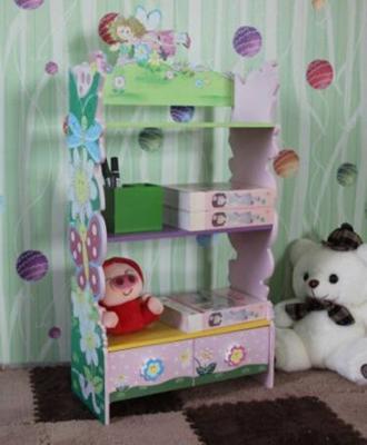 China Superway new style Multifunctional Wooden children bookshelf with drawer for sale