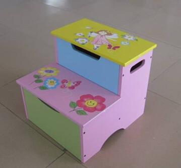 China Superway 2015 new style Wooden Animal children step stool for storage for sale