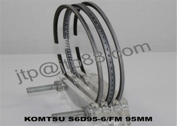 4 CYL Alloy Steel Mitsubishi Engine Piston Rings Diameter 94mm 34417-11011
