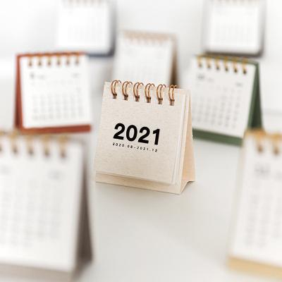 Chine Le double de calendrier de bureau imprimable de couleur d'A4 A5 a dégrossi avec le carton blanc 250g à vendre