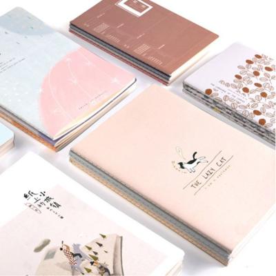 중국 로고가 있는 온라인 120장 인쇄 소프트커버 두꺼운 표지의 책 노트북 판매용