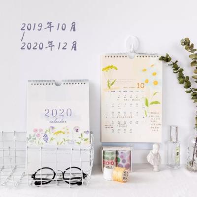China A2 A3 A4 Size Printable Desk Calendar Custom Large Size 4c Offset Printing for sale
