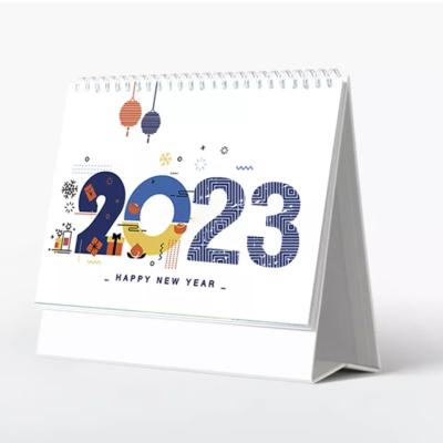 Cina Grippaggio del cavo O del calendario da scrivania stampabile del cartone 190x260mm doppio in vendita