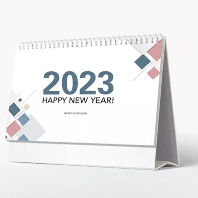 Cina Grippaggio del cavo O del calendario da scrivania stampabile del cartone 190x260mm doppio in vendita