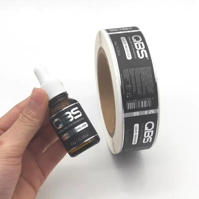 China Aluminium Goudfolie Zelfklevende Sticker Parfum Sticker Label Folie Gestempeld Te koop