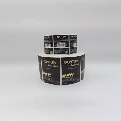 China Custom Paper Sticker Labels Gold Hologram For Beer Bottles for sale