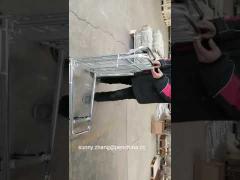 De lading 300kgs Q235 galvaniseerde Vouwbaar Vervoerkarretje