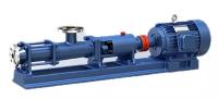 China Micro Eccentric Sludge Helical Solids Control Equipment Single Screw Pump 0.55kw for sale