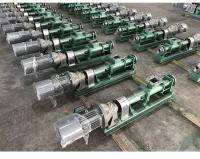 China Micro Eccentric Sludge Helical Solids Control Equipment Single Screw Pump 0.55kw for sale