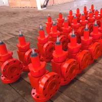 China Flanged Manifold Control Valve API 6A Needle H2 Type Adjustable Choke Valve for sale