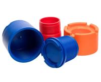 China API 5CT Tubing And Coupling 2-3 / 8-20 Inch  EU Plastic Thread Protector for sale
