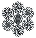 Cina Linea di Rasing del cavo metallico dell'impianto di perforazione 6×31WS-IWRC di workover per la piattaforma di produzione in vendita